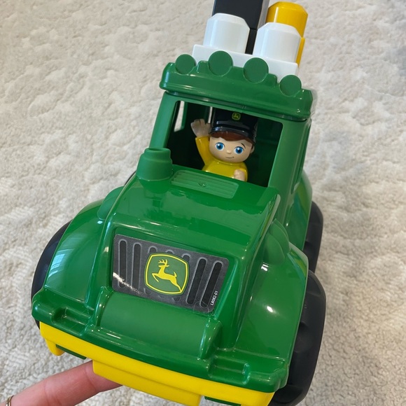 Toys | John Deere Mega Bloks Blocks Tractor | Poshmark